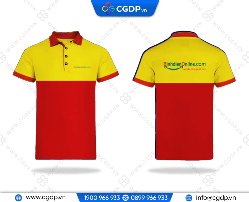 Mẫu áo thun đồng phục công ty vận tải Bình Điền đẹp quận 4